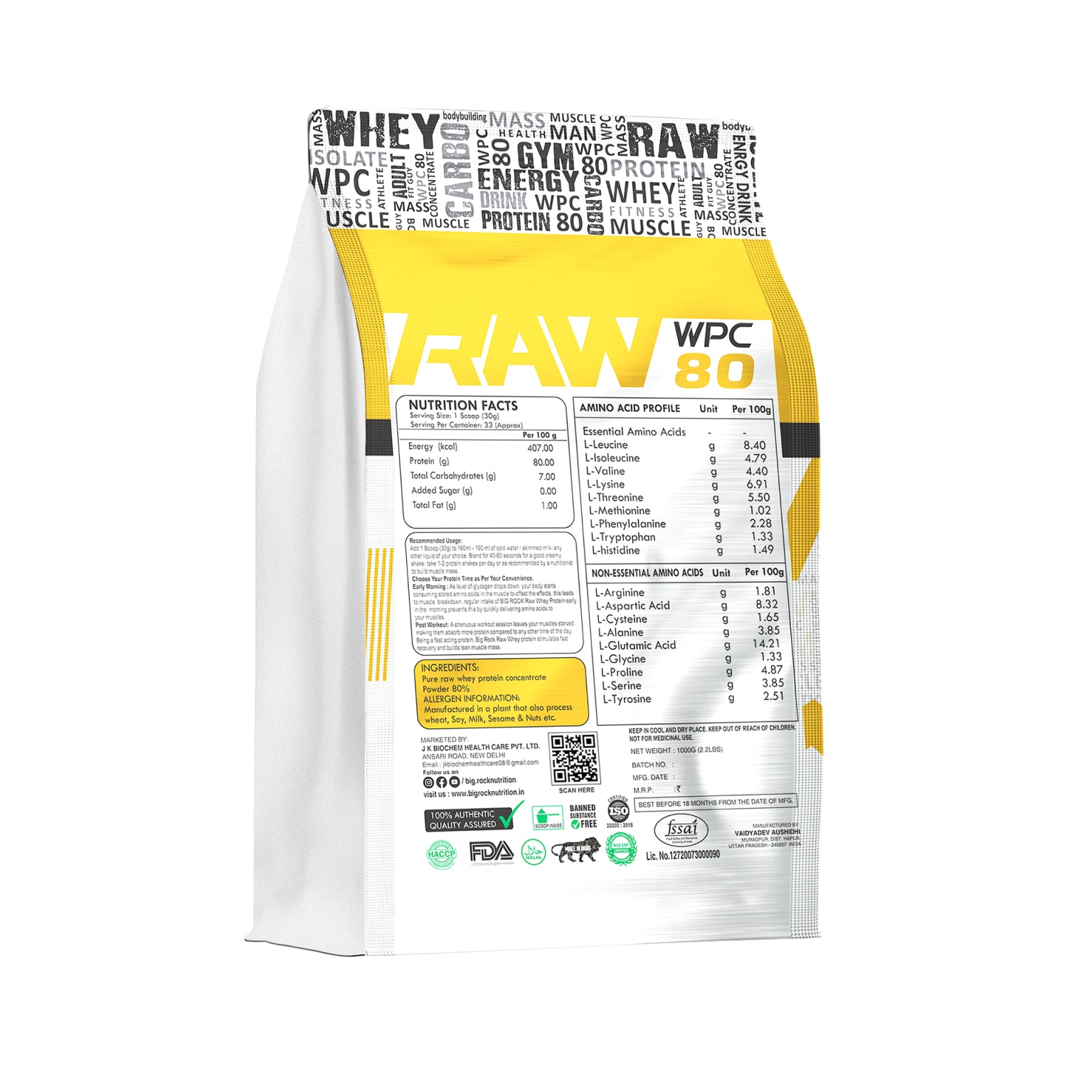 RAW WPC 80 - Whey Protein