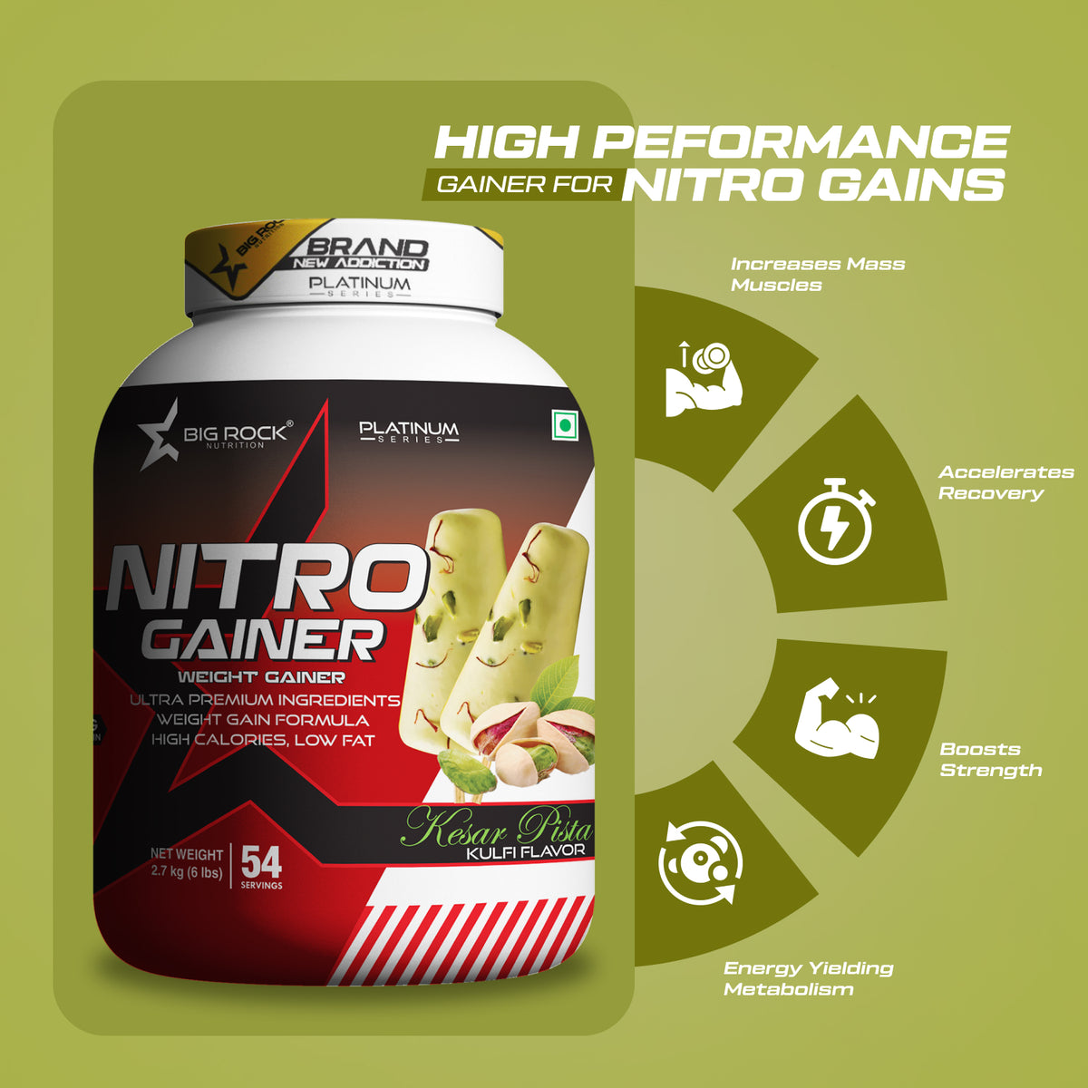 Bigrock Nutrition Nitro Weight Gainer