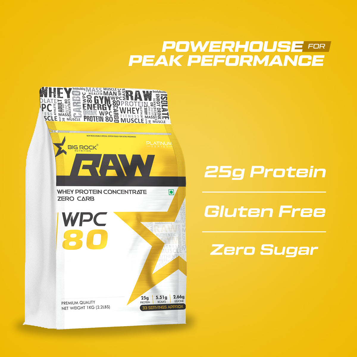 RAW WPC 80 - Whey Protein